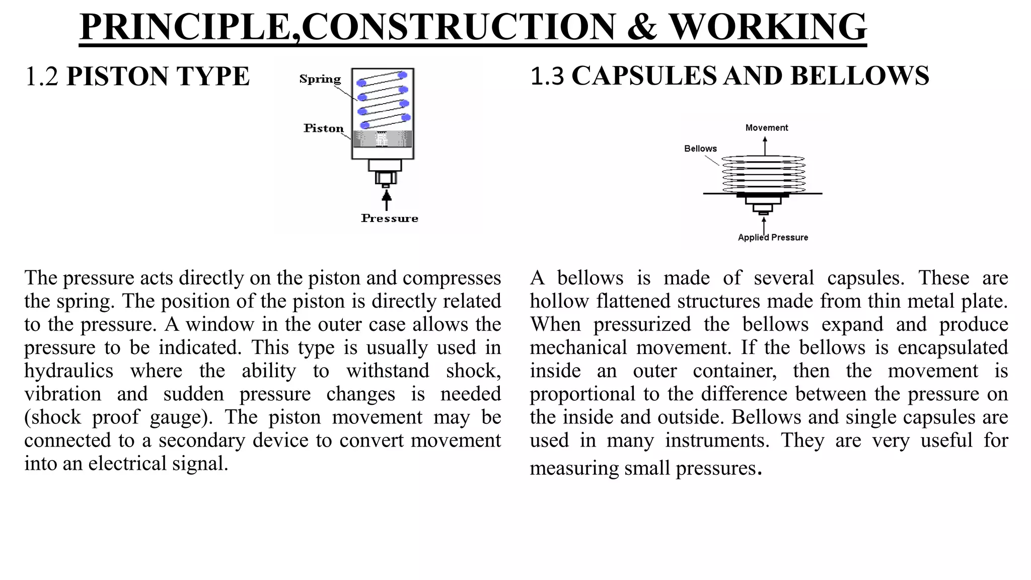 PRESSURE INSTRUMENTATION | PPTX