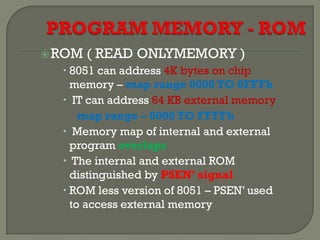 8051 memory | PPTX