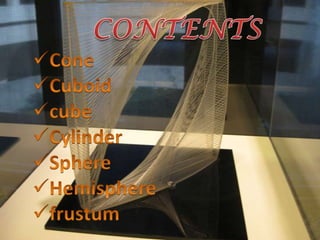 SURFACE AREA AND VOLUME PPT BY GAGAN PRASAD | PPT