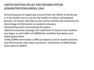 International Health Agency | PPTX