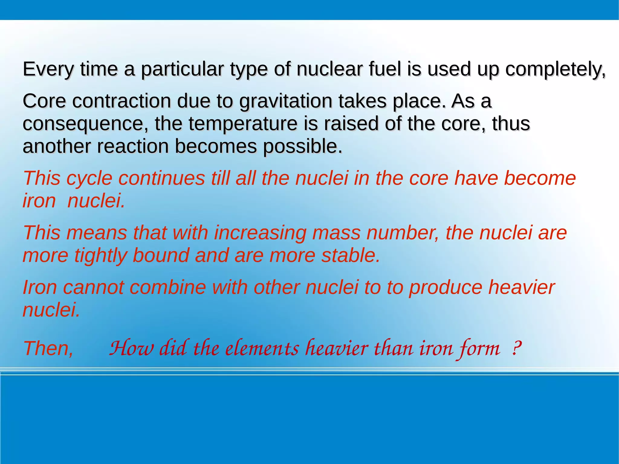 Stellar Nucleosynthesis by Tarun P. Roshan, | PDF | Chemistry | Science