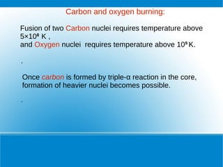 Stellar Nucleosynthesis by Tarun P. Roshan, | PDF