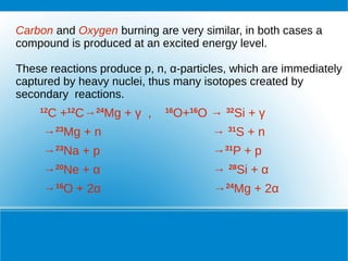 Stellar Nucleosynthesis by Tarun P. Roshan, | PDF