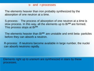 Stellar Nucleosynthesis by Tarun P. Roshan, | PDF