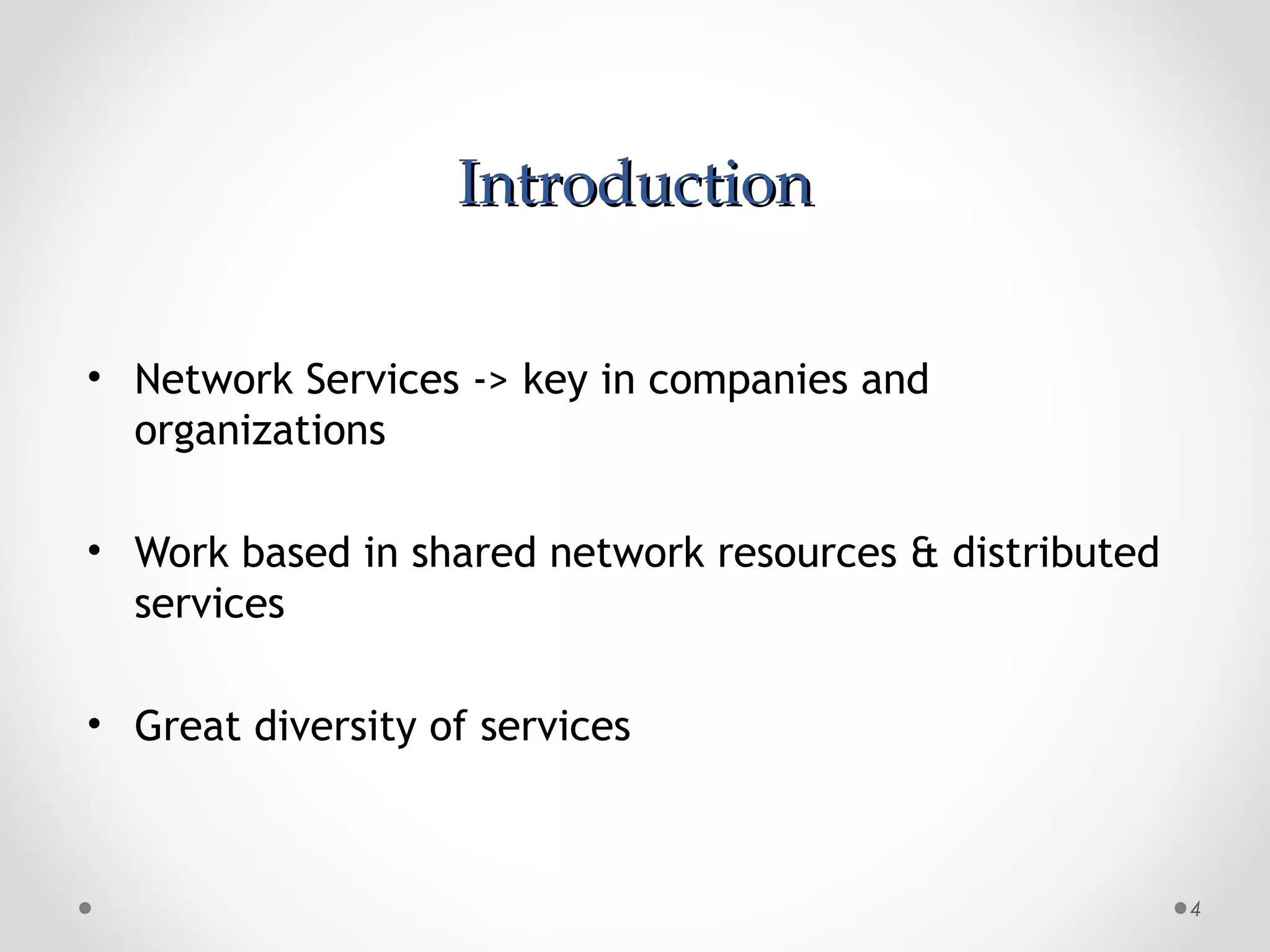 Common Network Services | PPT