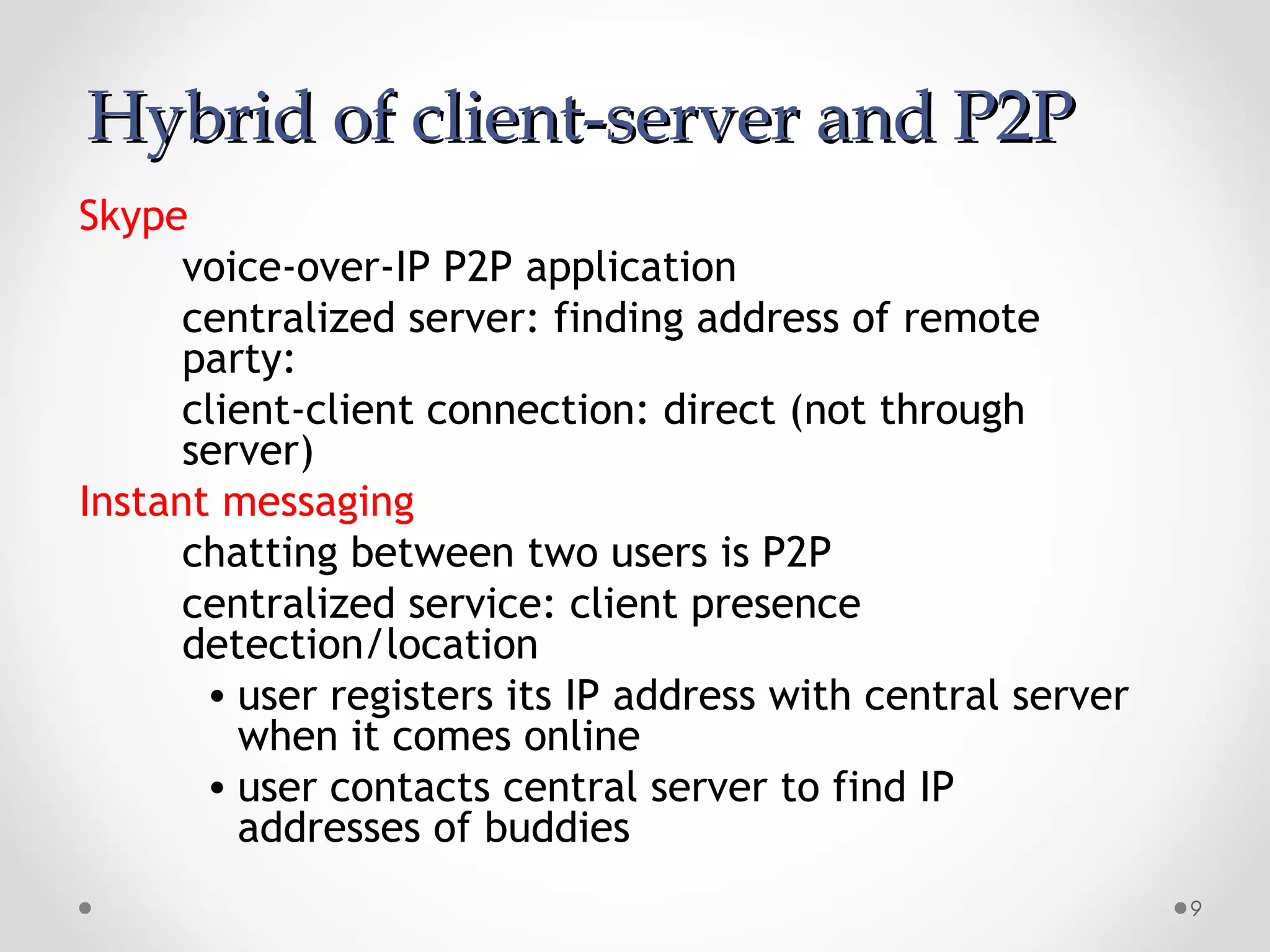 Common Network Services | PPT