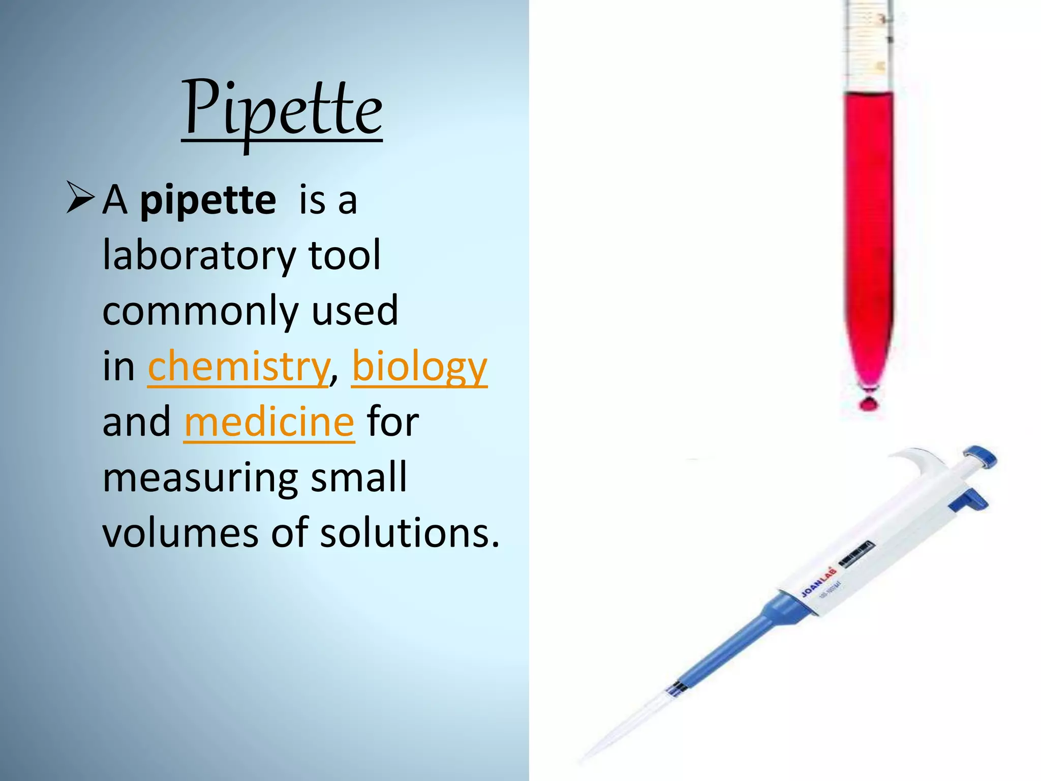 Calibration Quality And Type Of Glassware Pptx