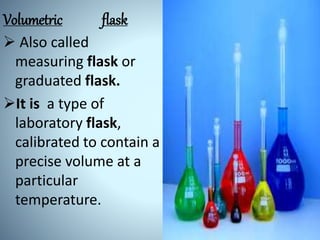 Calibration,Quality & Type of Glassware | PPTX