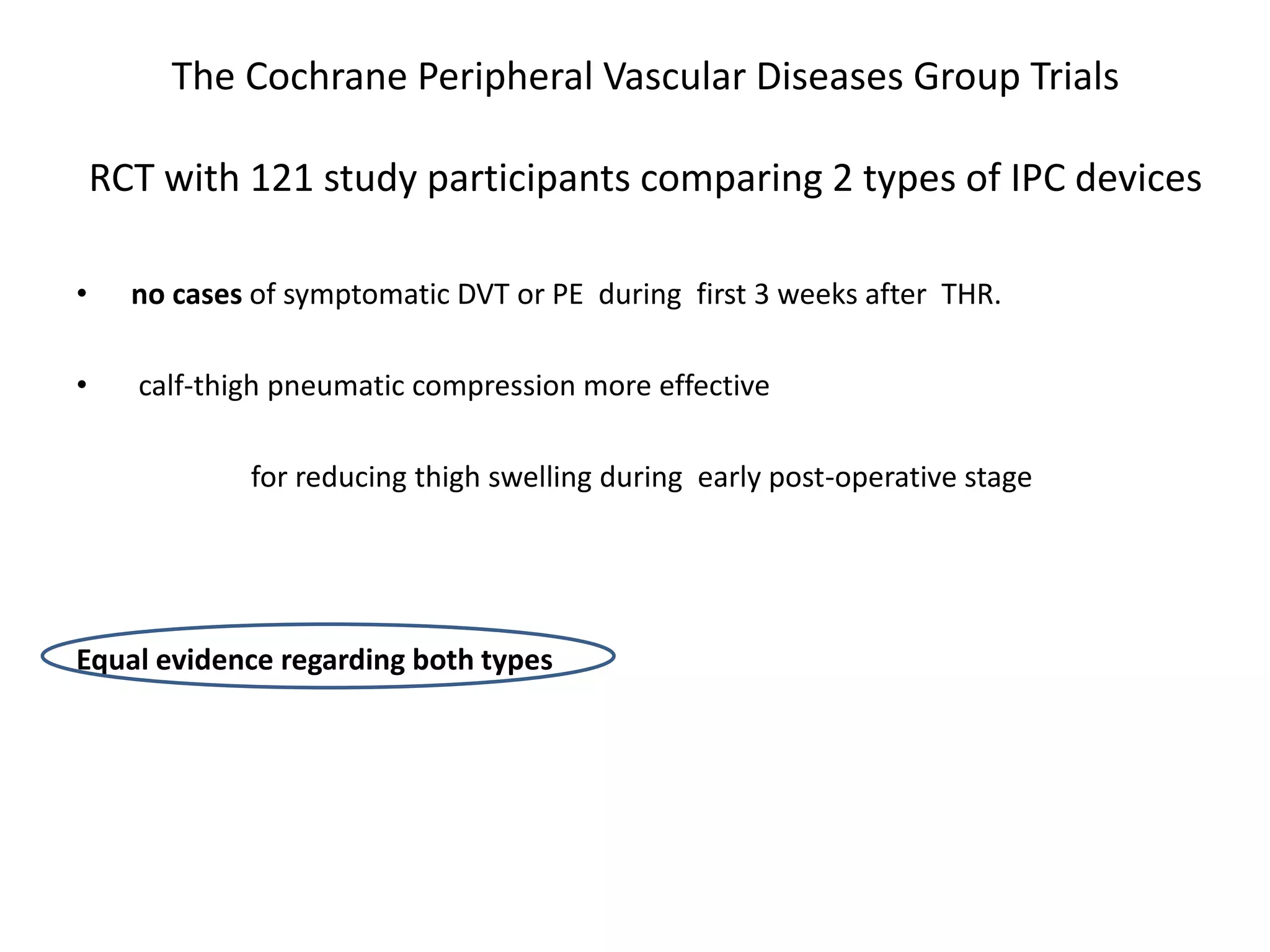 DVT PROPHYLAXIS IN ORTHOPEDIC SURGERIES | PPTX