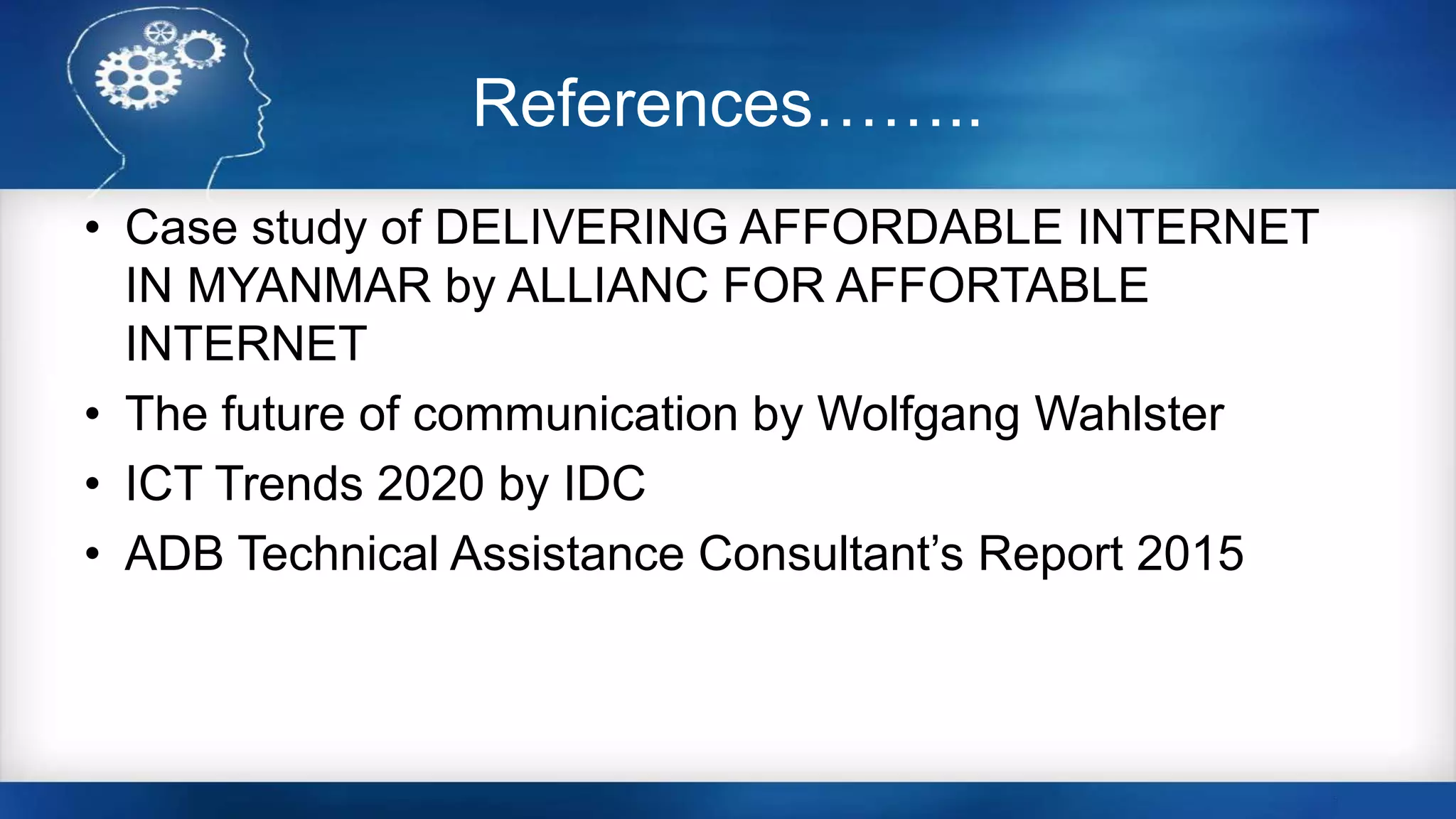IT Professionals for future Myanmar and IoT | PPTX