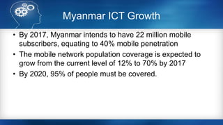 IT Professionals for future Myanmar and IoT | PPTX