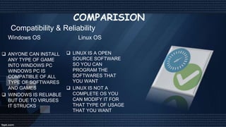 windows vs linux | PPTX
