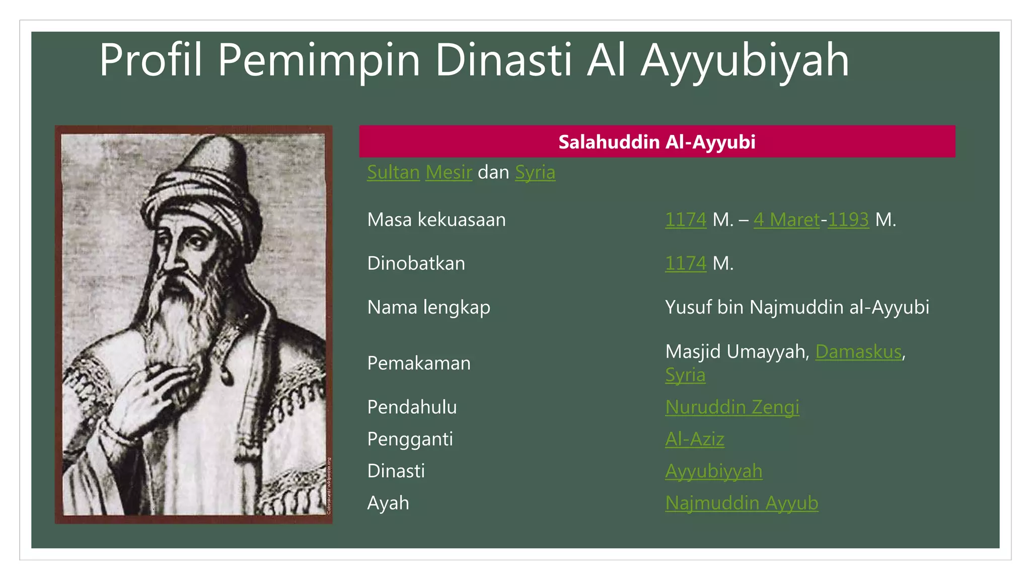 Dinasti Al-Ayyubiyah | PPTX