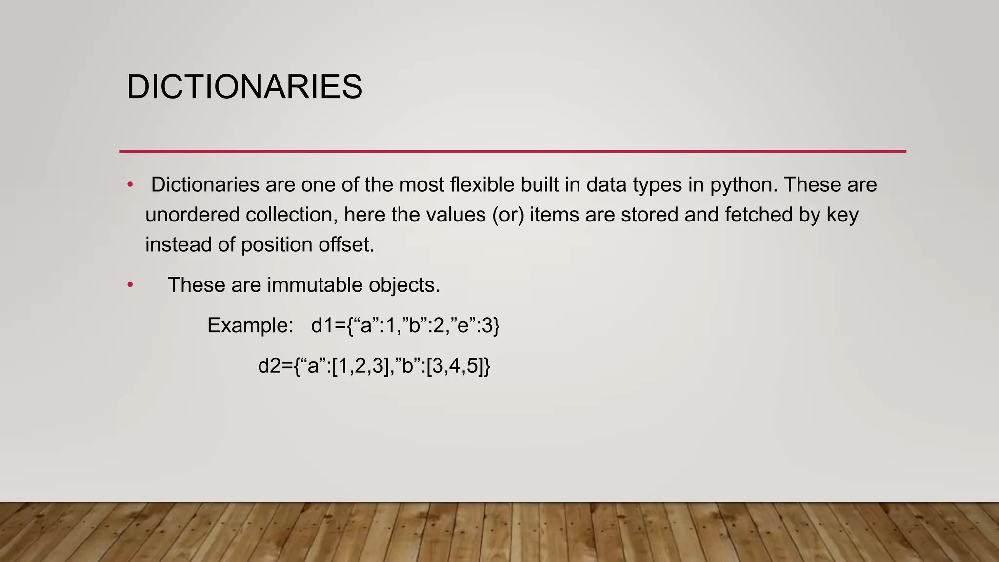 Introduction to Python , Overview | PPT