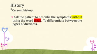 dizziness | PPTX
