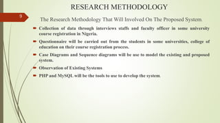 Electronic Student course registration System | PPTX