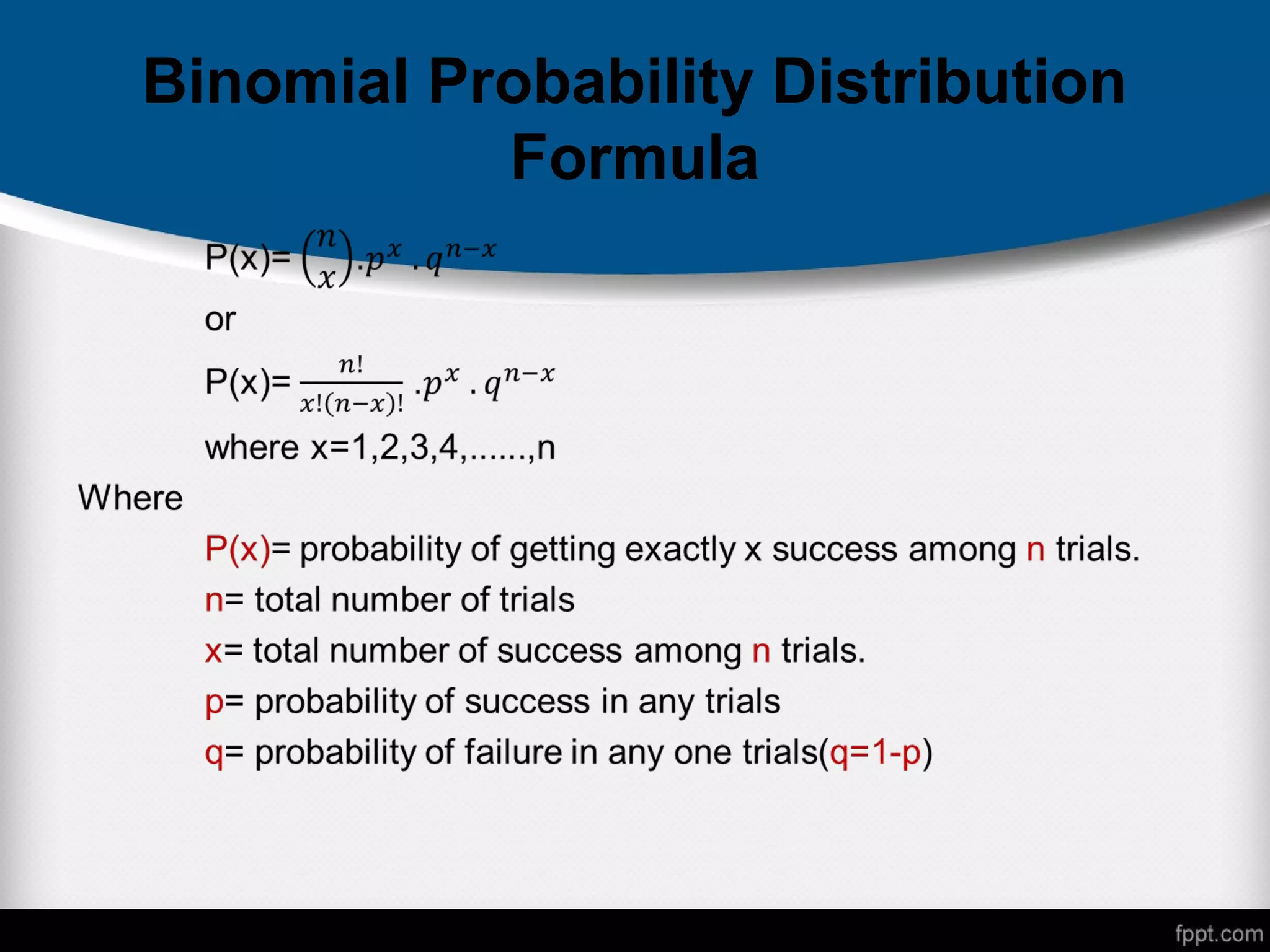 Binomial Probability Distribution | PPT
