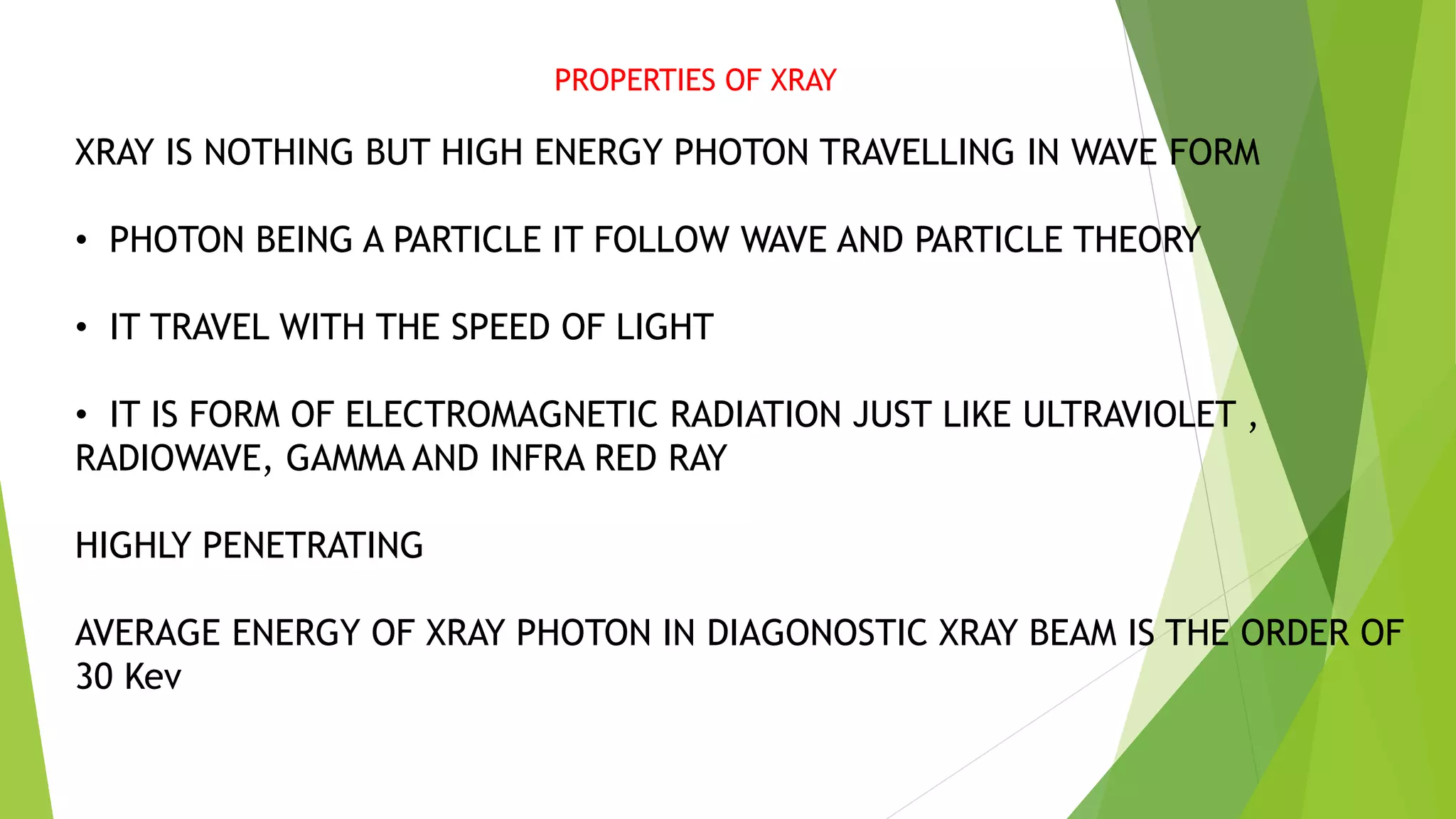 xray -basics ppt | PPTX | Physics | Science