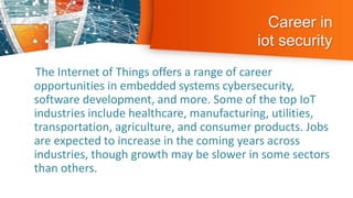 Presentation on IOT SECURITY | PPT