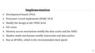 Designing and implementing malicious processors | PPT