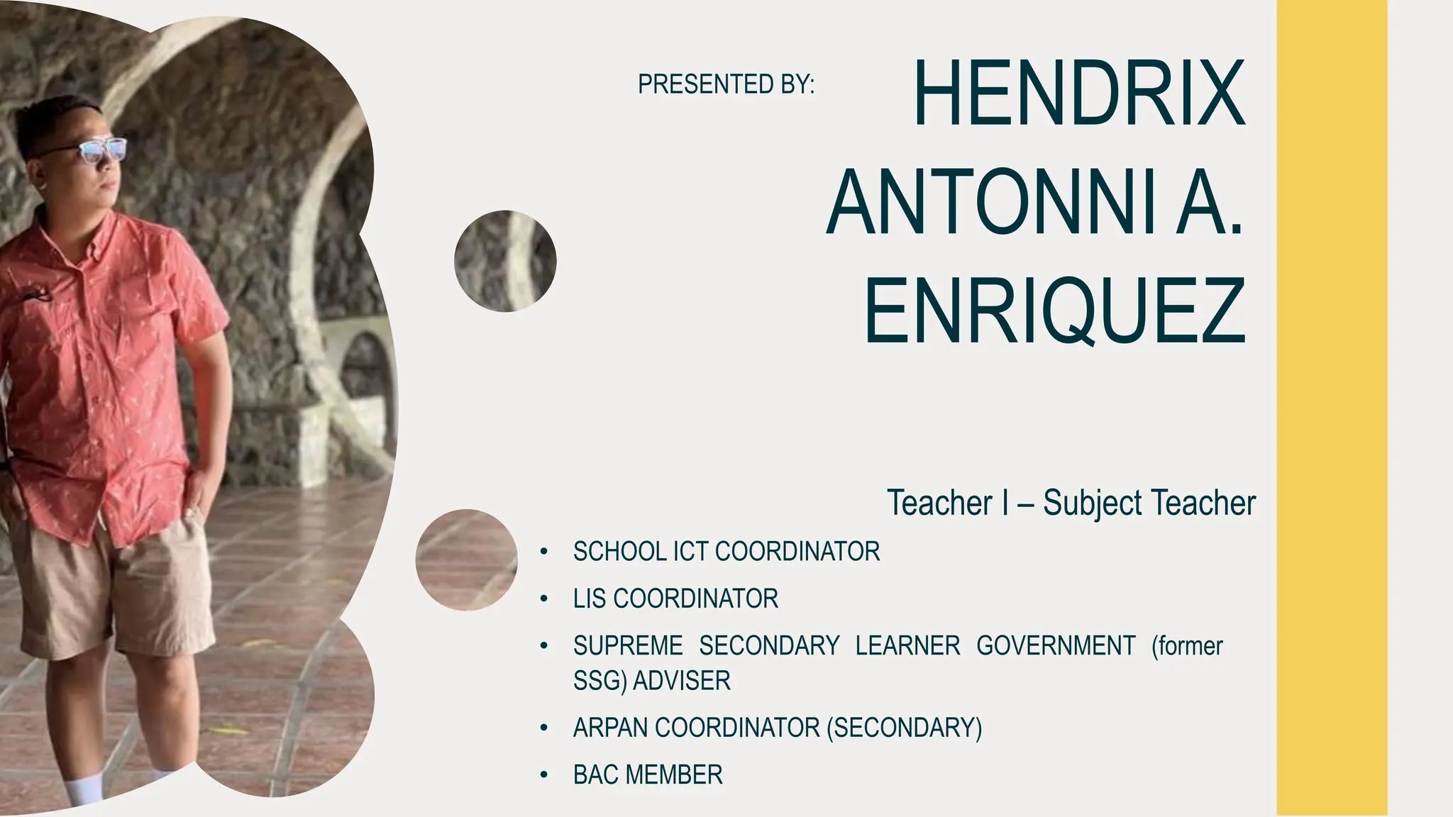 My Presentation for ICT Department accomplishment | PPTX