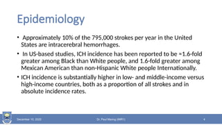 Spontaneous Intracerebral hemorrhage and SAH.pptx