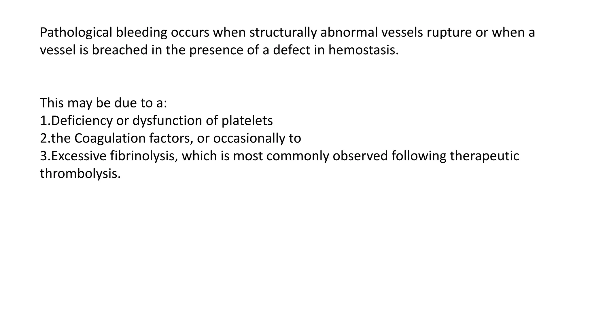 Approach to the adult with bleeding disorder | PPTX