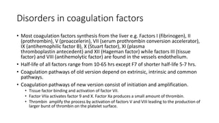 Approach to the adult with bleeding disorder | PPTX