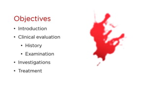 Approach to the adult with bleeding disorder | PPTX