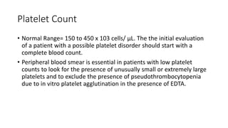 Approach to the adult with bleeding disorder | PPTX
