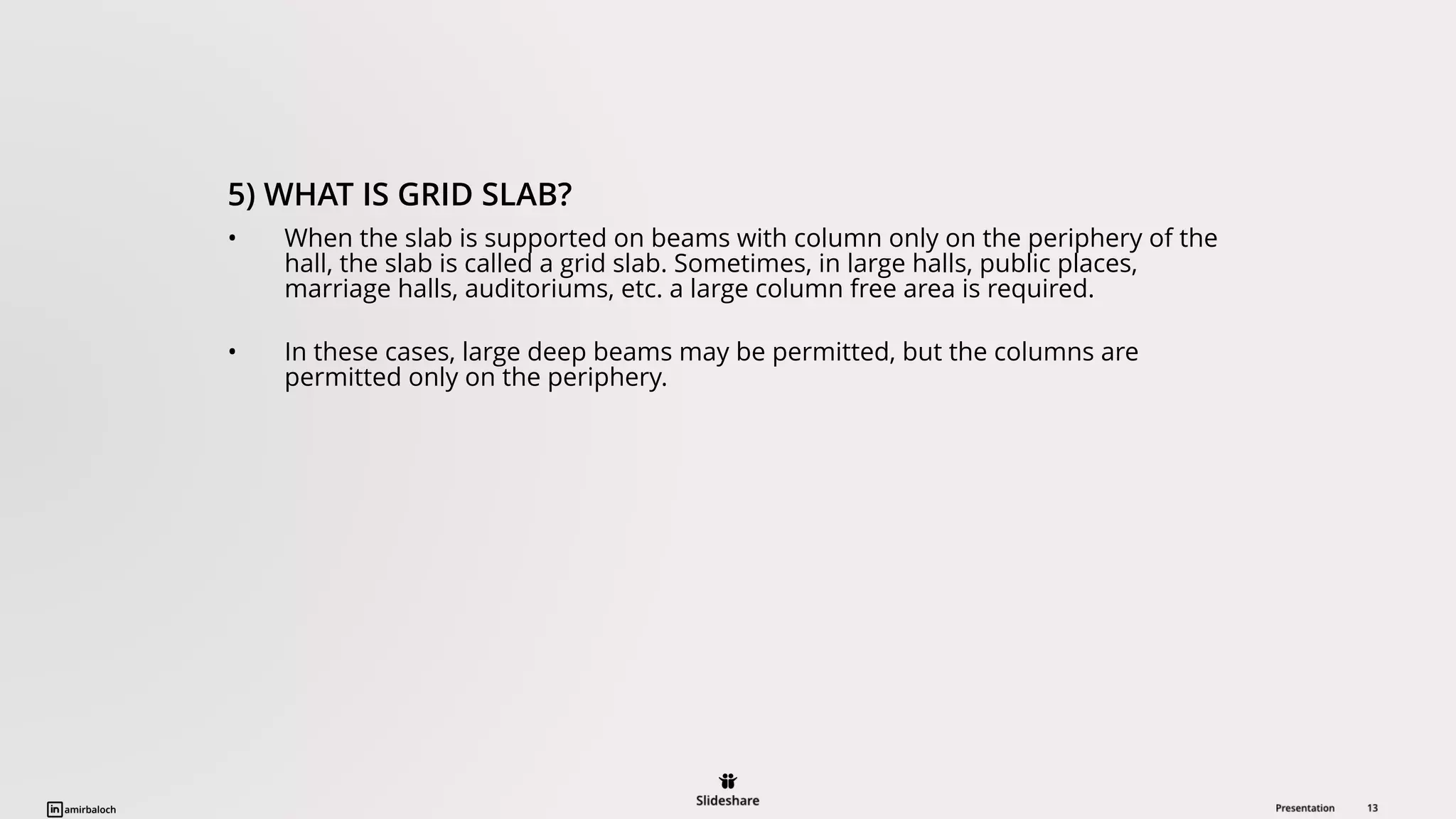 Presentation P.01 - What is Slab.pdf | Civil Engineering Industry ...