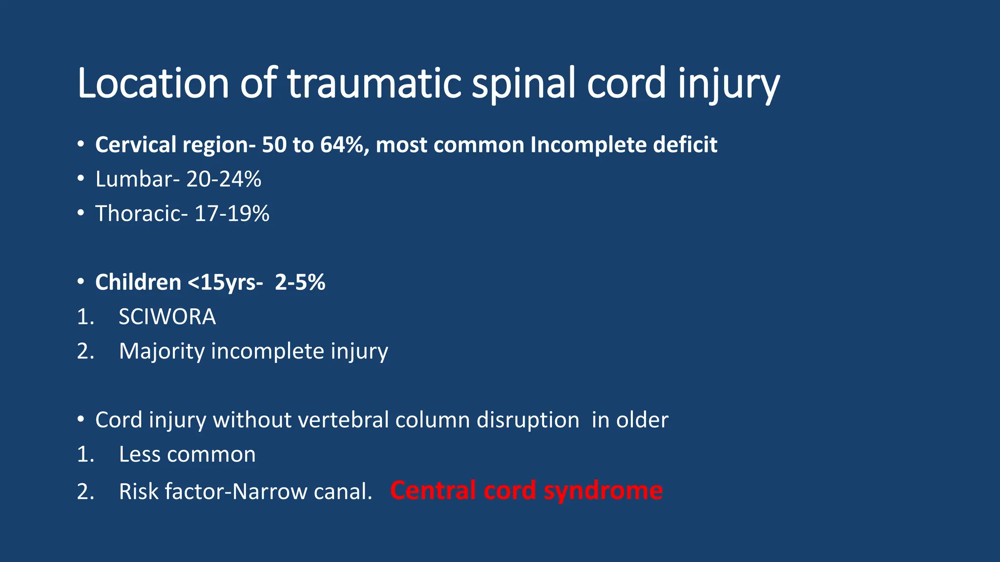 Spinal cord injury: Immediate management and approach.pptx