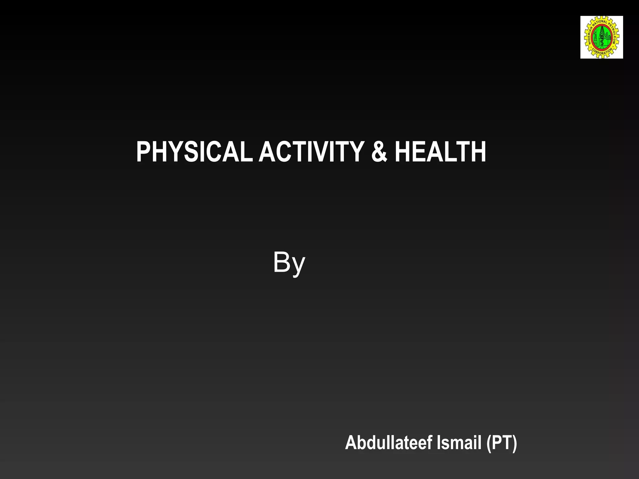 Physical activities and Health | PPT