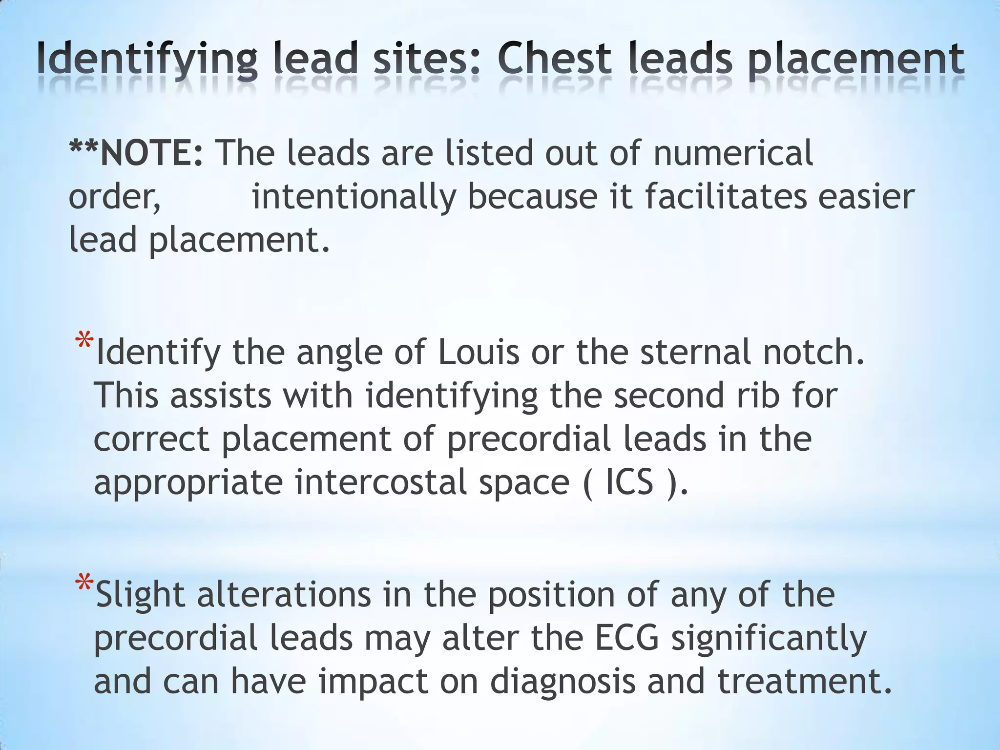 12 lead electrocardiogram | PPTX