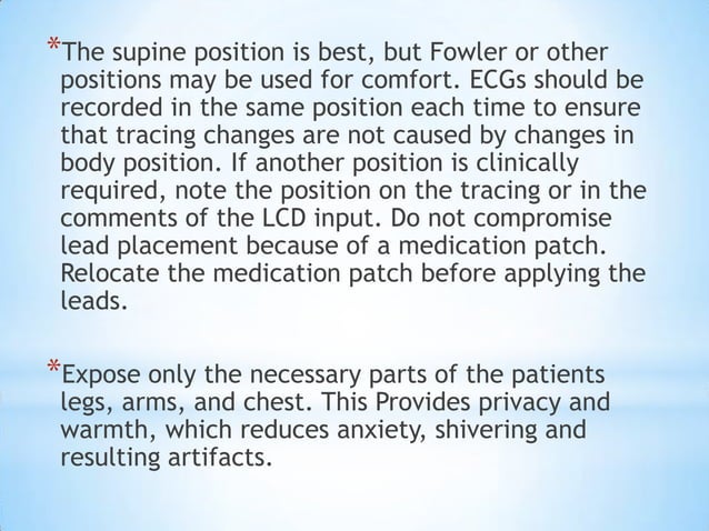 12 lead electrocardiogram | PPTX | Heart and Cardiovascular Diseases | Diseases and Conditions