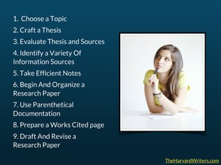 HOW TO WRITE A TERM PAPER | PPT