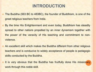 Teaching methods of the Buddha | PPTX