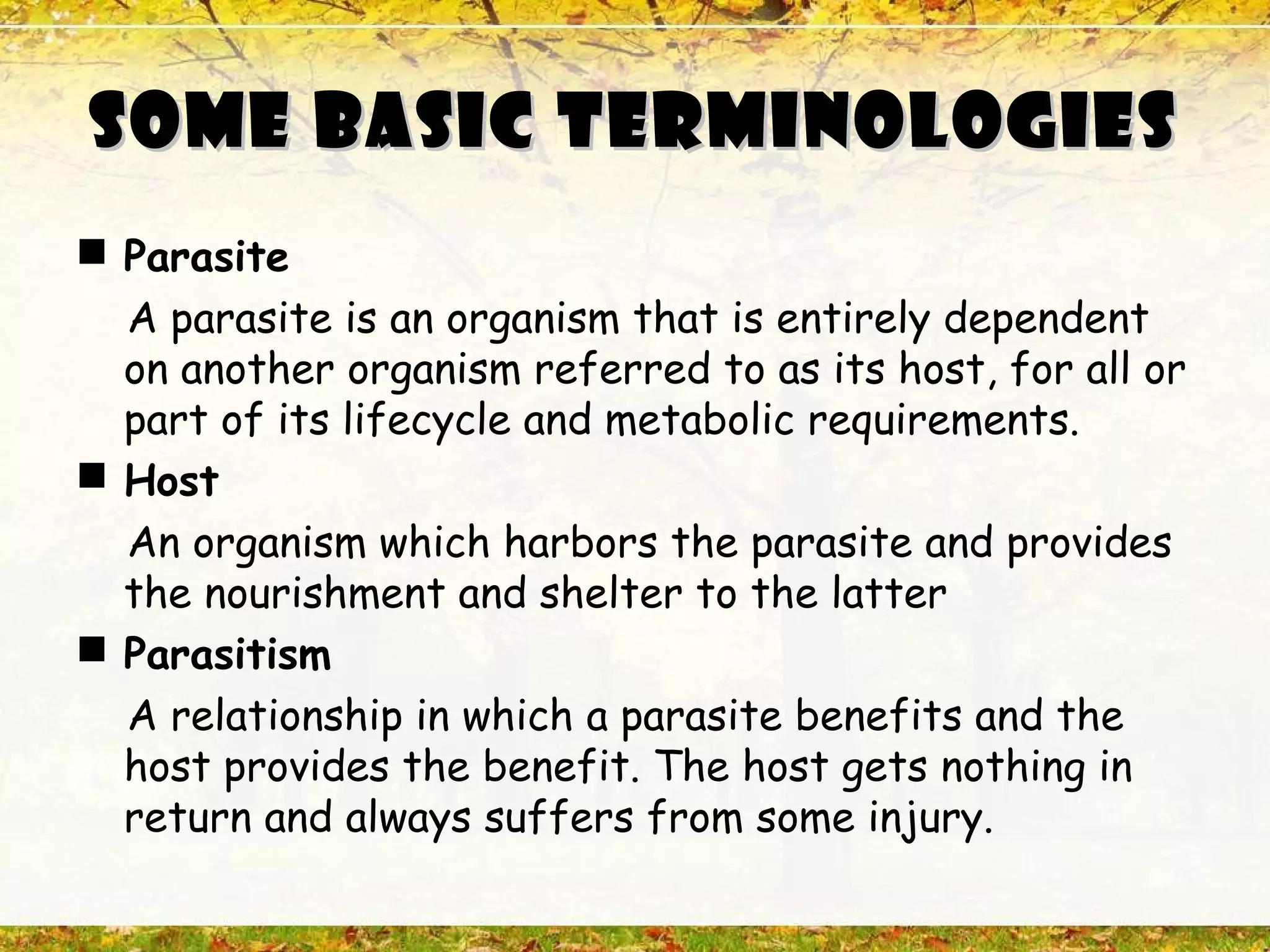 Molecular Mechanism Of Parasitism | PPT