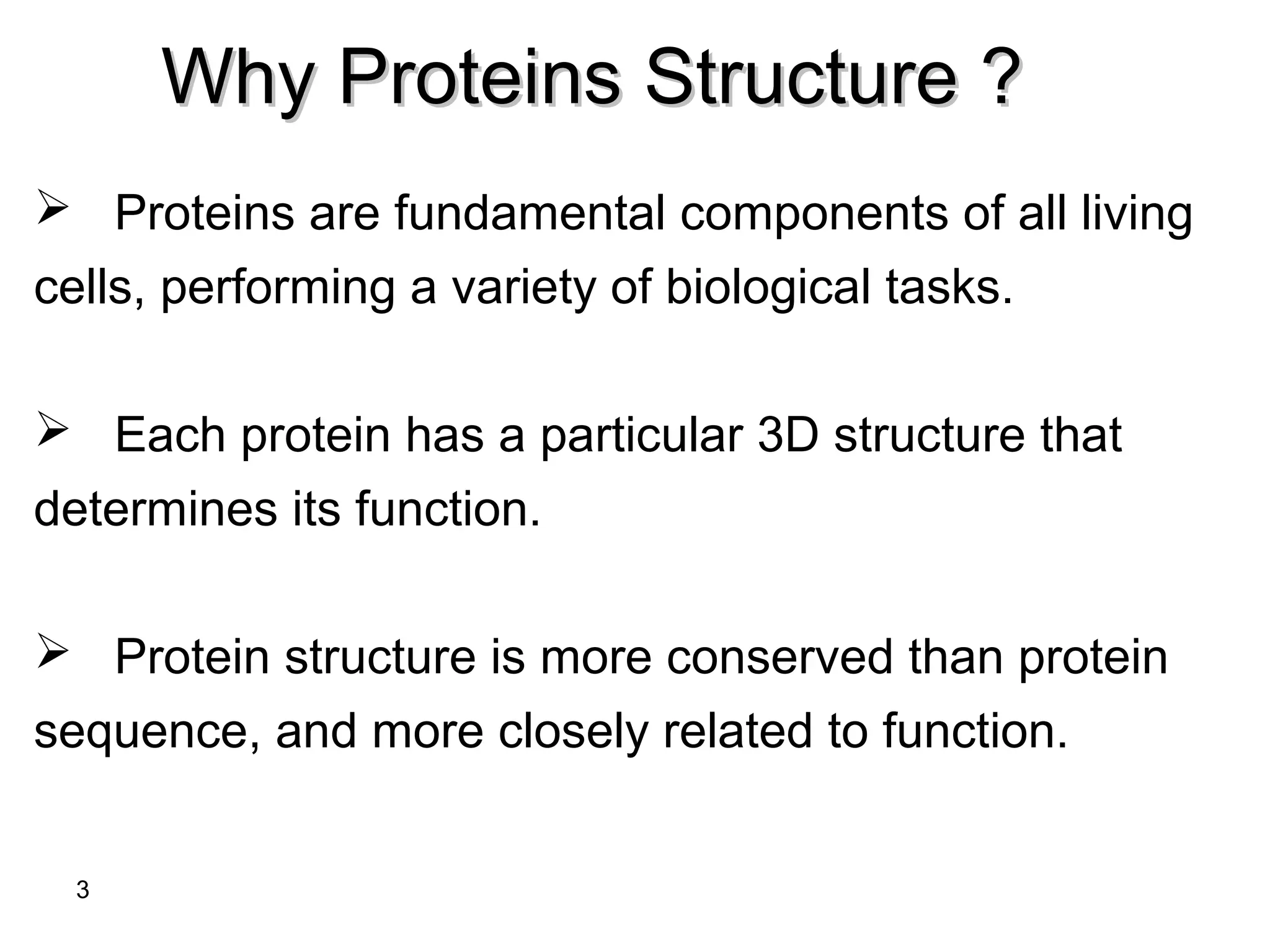 Protein Structure, Databases and Structural Alignment | PPT | Databases | Computer Software and ...