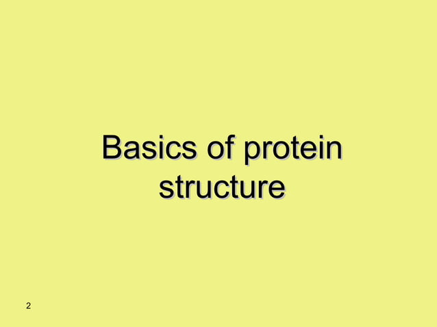 Protein Structure, Databases and Structural Alignment | PPT | Databases | Computer Software and ...