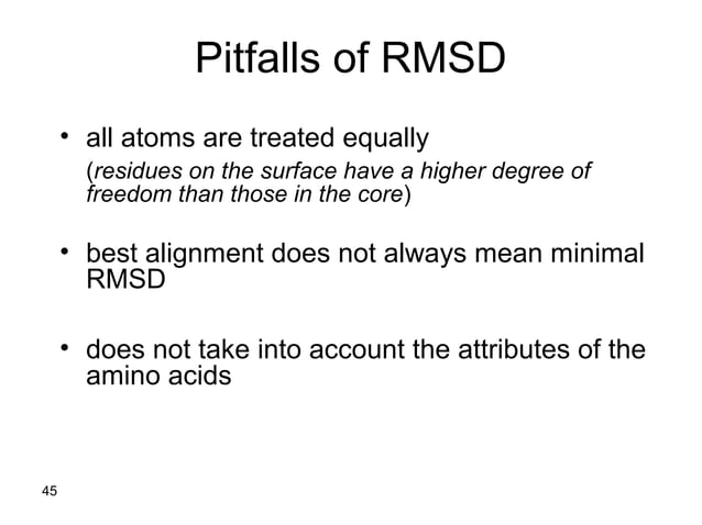 Protein Structure Databases And Structural Alignment Ppt Databases Computer Software And