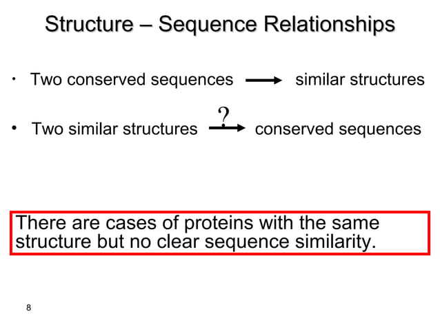 Protein Structure, Databases and Structural Alignment | PPT | Databases | Computer Software and ...