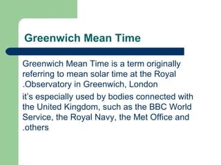 My presentation about (time) | PPT