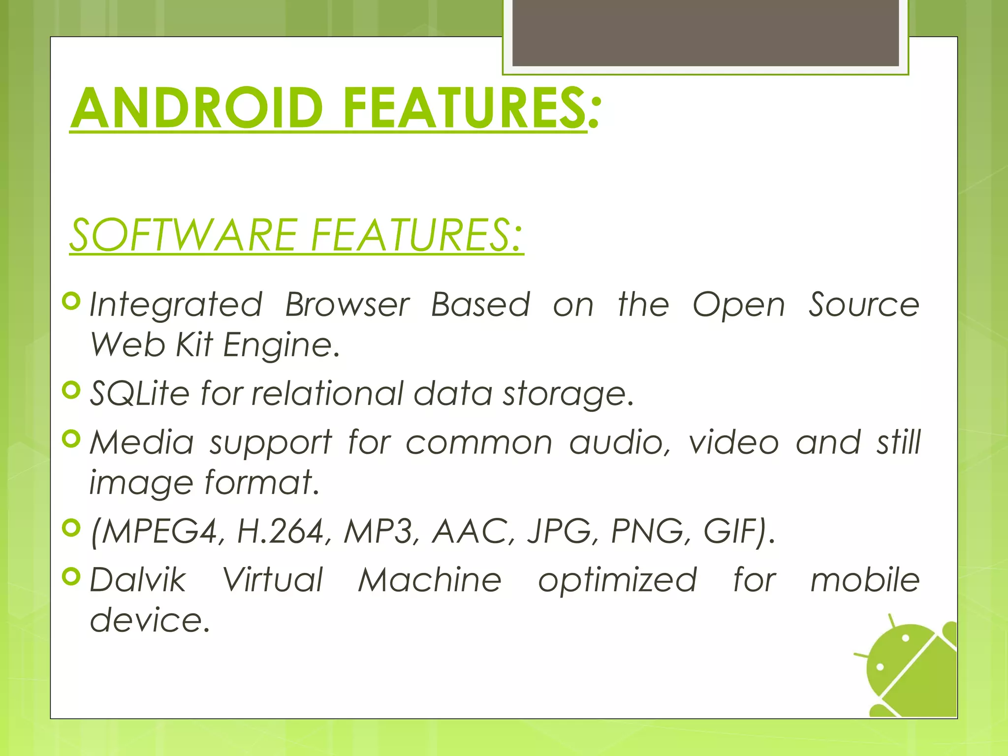 Android ppt | PPT