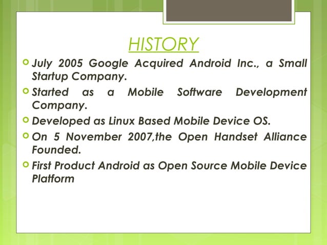 Android ppt | PPT