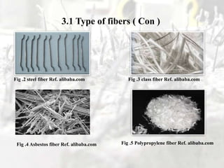 Fiber reinforcement concrete | PPTX