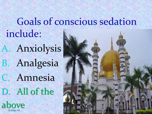 Conscious Sedation Basics and Introduction | PPTX | Lung and ...