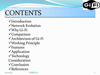 Gi Fi technology | PPTX