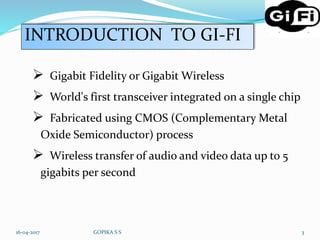 Gi Fi technology | PPTX
