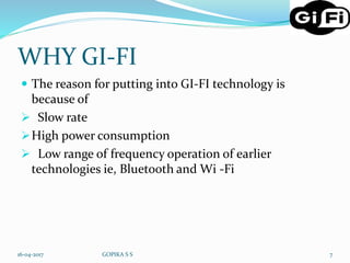 Gi Fi technology | PPTX